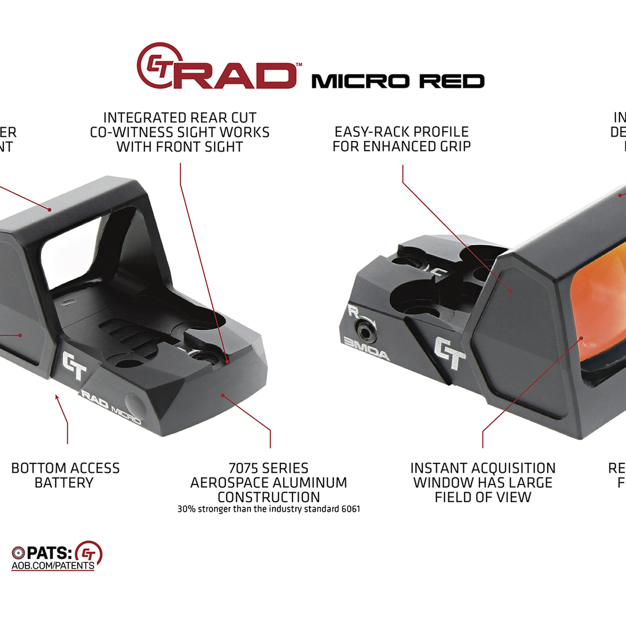 CT RAD™ MICRO (Red) | CrimsonTrace