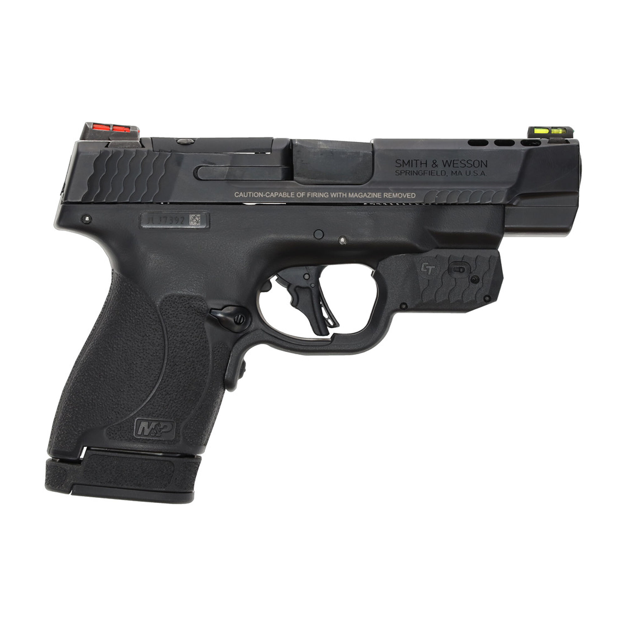 S&W® M&P® SHIELD™ PLUS LASERGUARD - RED | CrimsonTrace