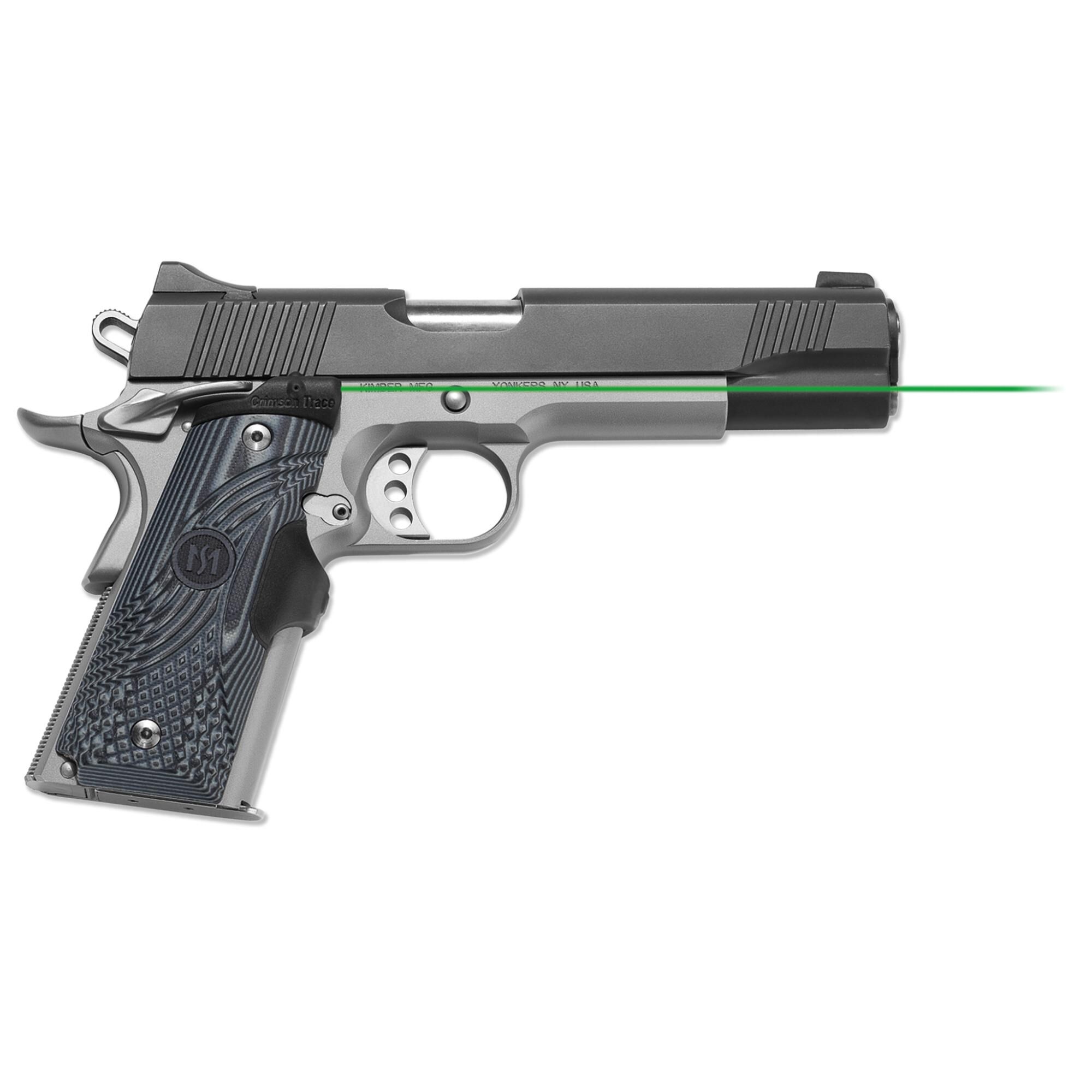 LG-904G Green Master Series™ Lasergrips® G10 Black/Grey for 1911 Full ...