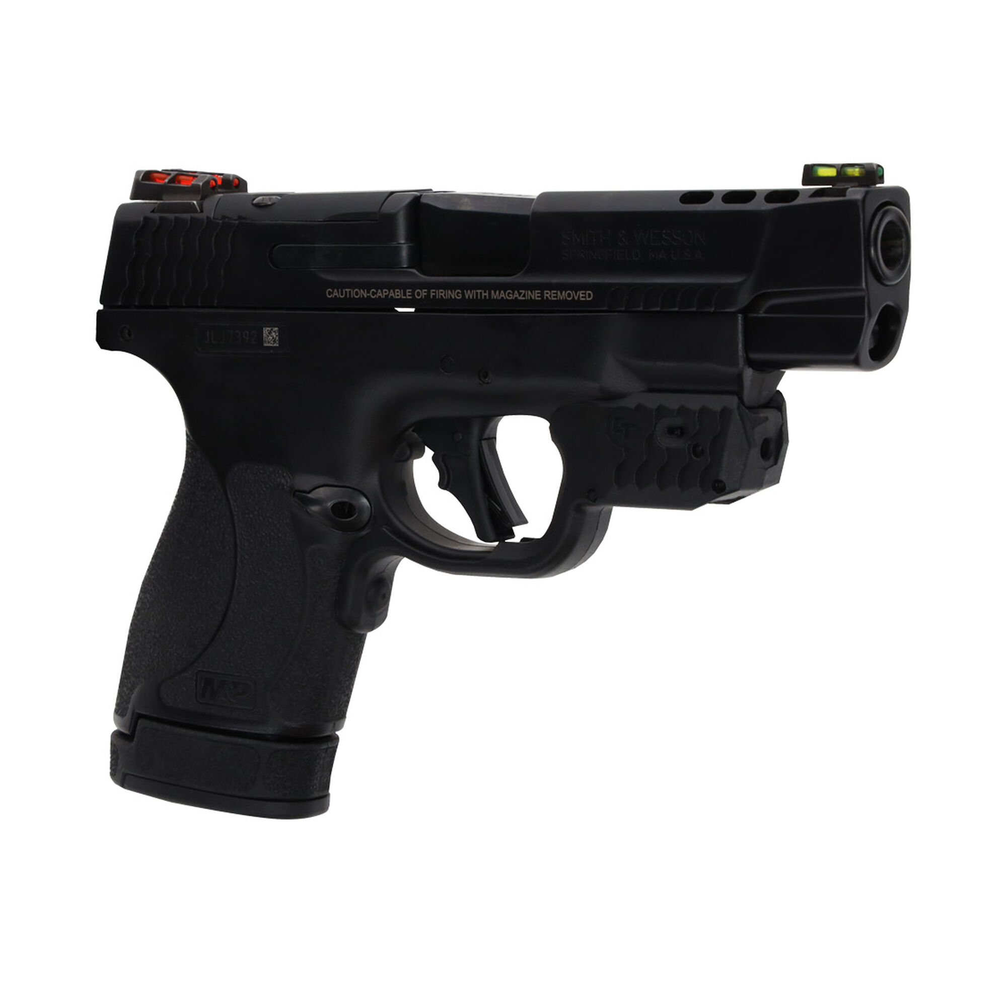S&W® M&P® SHIELD™ PLUS LASERGUARD - RED | CrimsonTrace