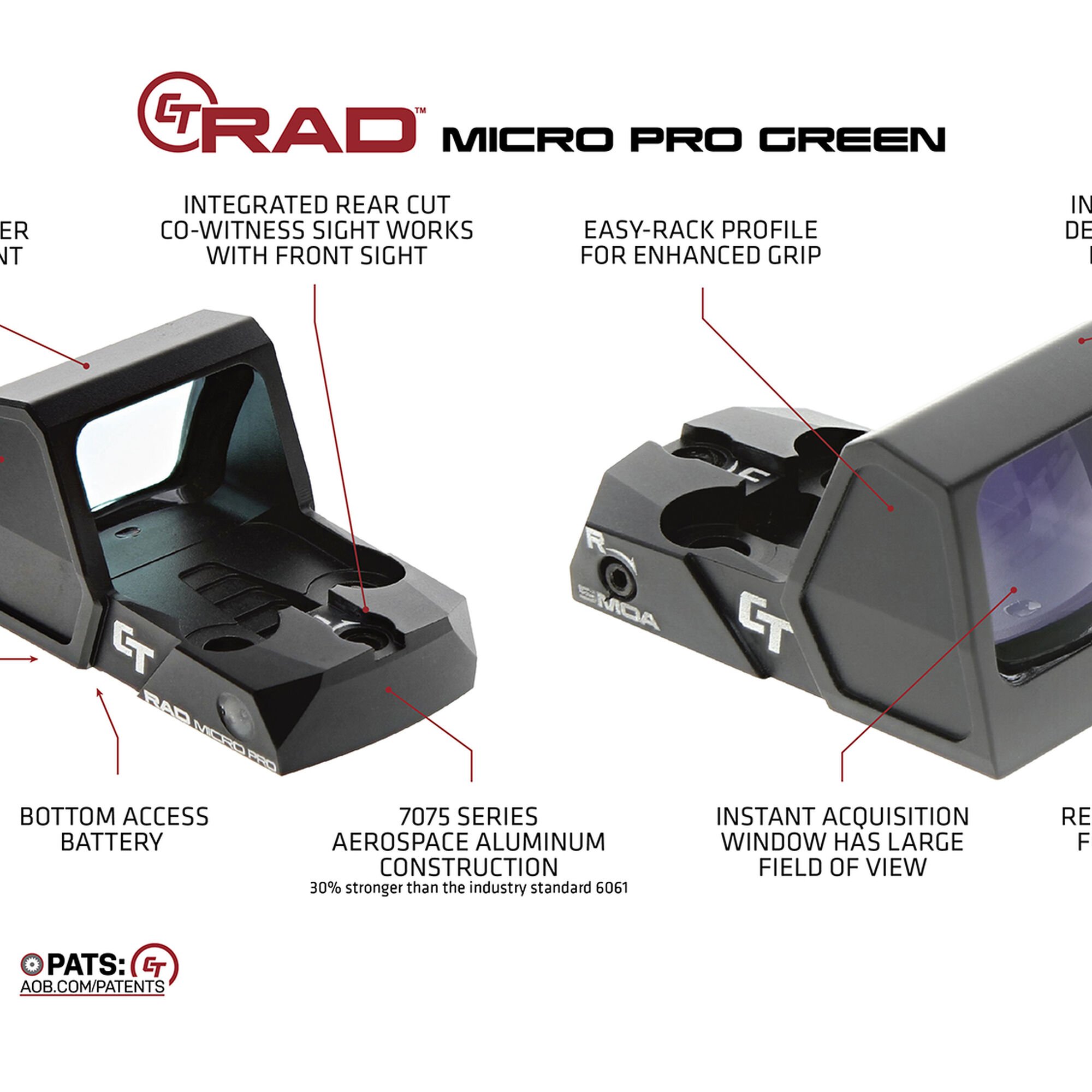 CT RAD™ MICRO PRO (Green) | CrimsonTrace