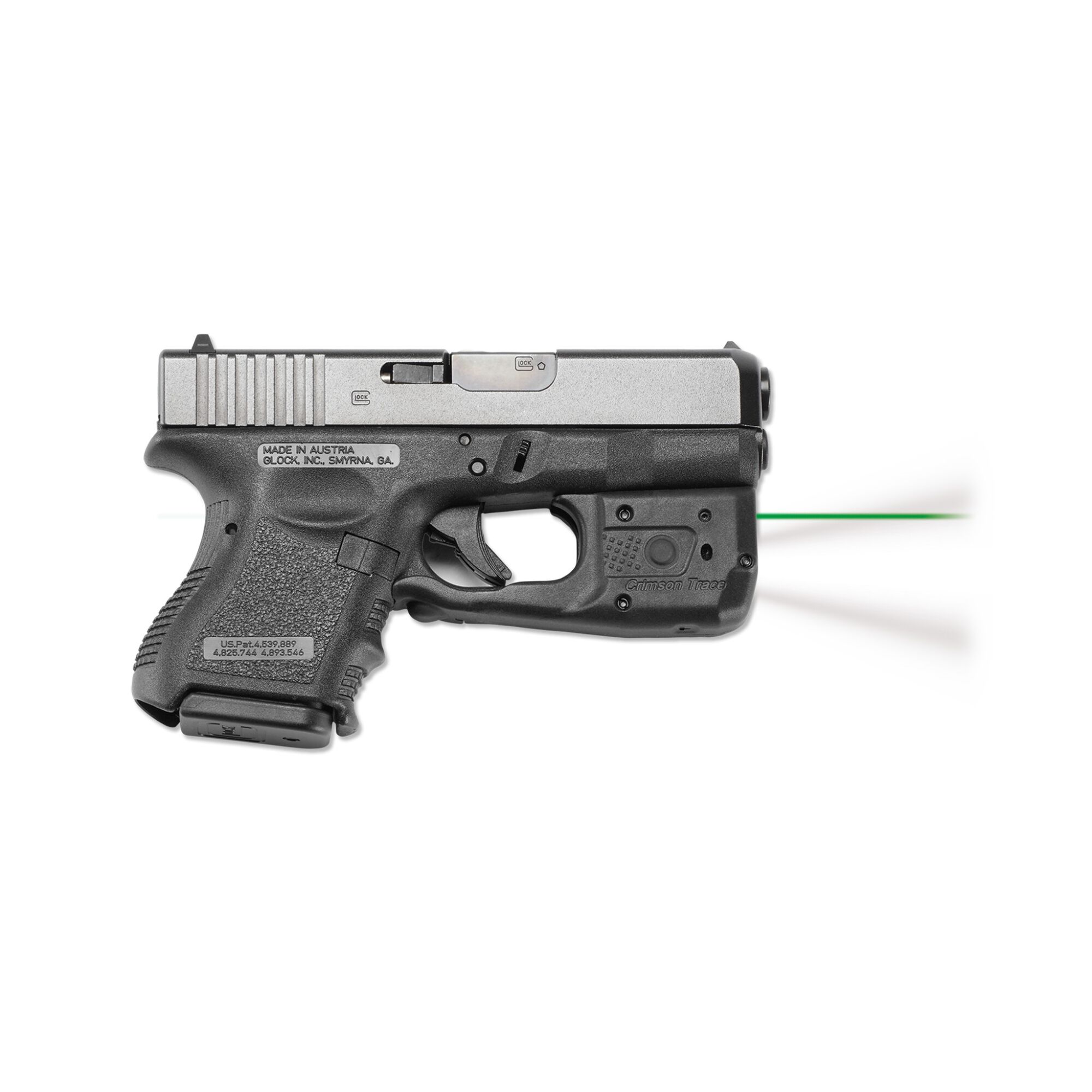 LL-810G Green Laserguard® Pro™ for GLOCK Subcompact | CrimsonTrace