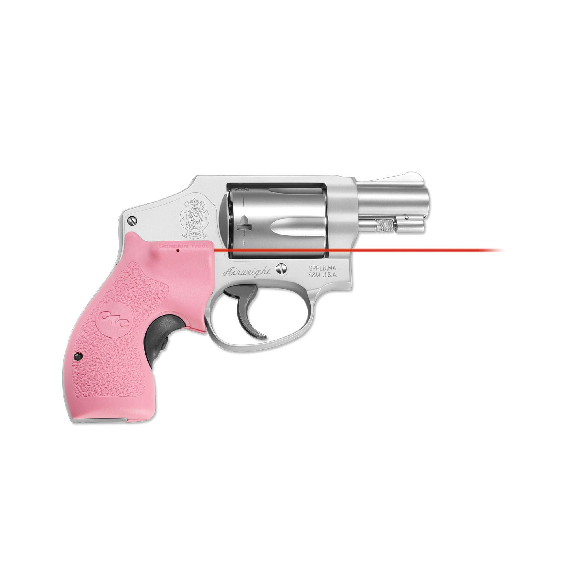 LG-105 Pink Lasergrips® for Smith & Wesson J-Frame Round Butt (Polymer ...