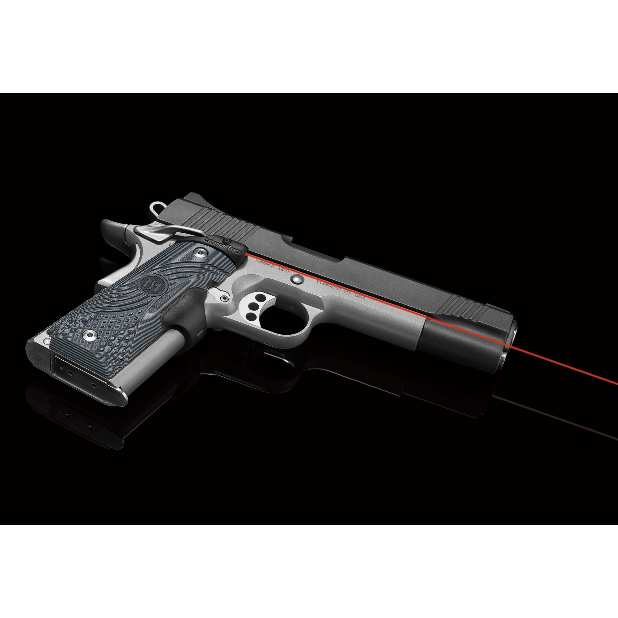 LG-904 Master Series™ Lasergrips® G10 Black/Gray for 1911 Full-Size ...