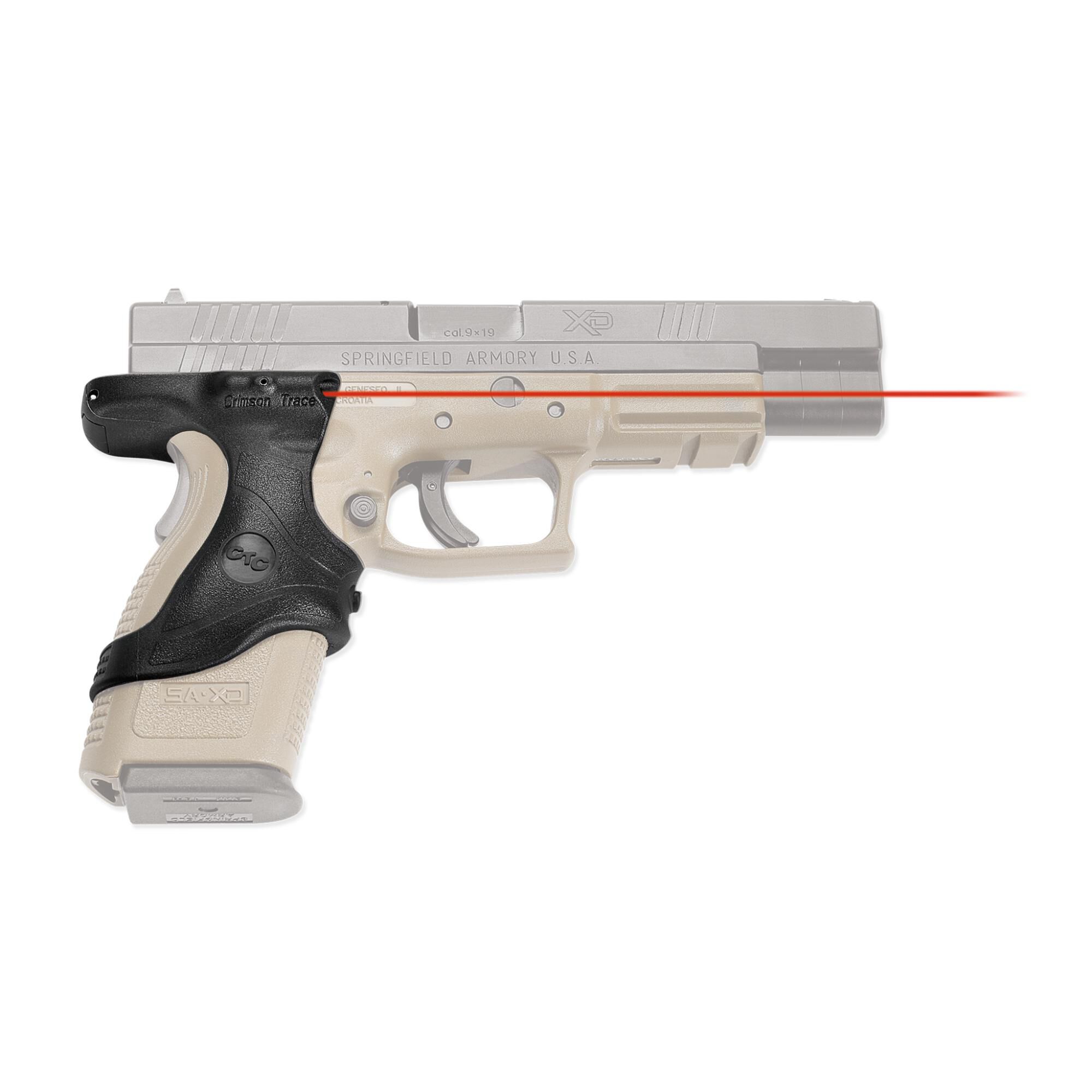 LG-446 Lasergrips® for Springfield Armory XD9 and XD40 | CrimsonTrace