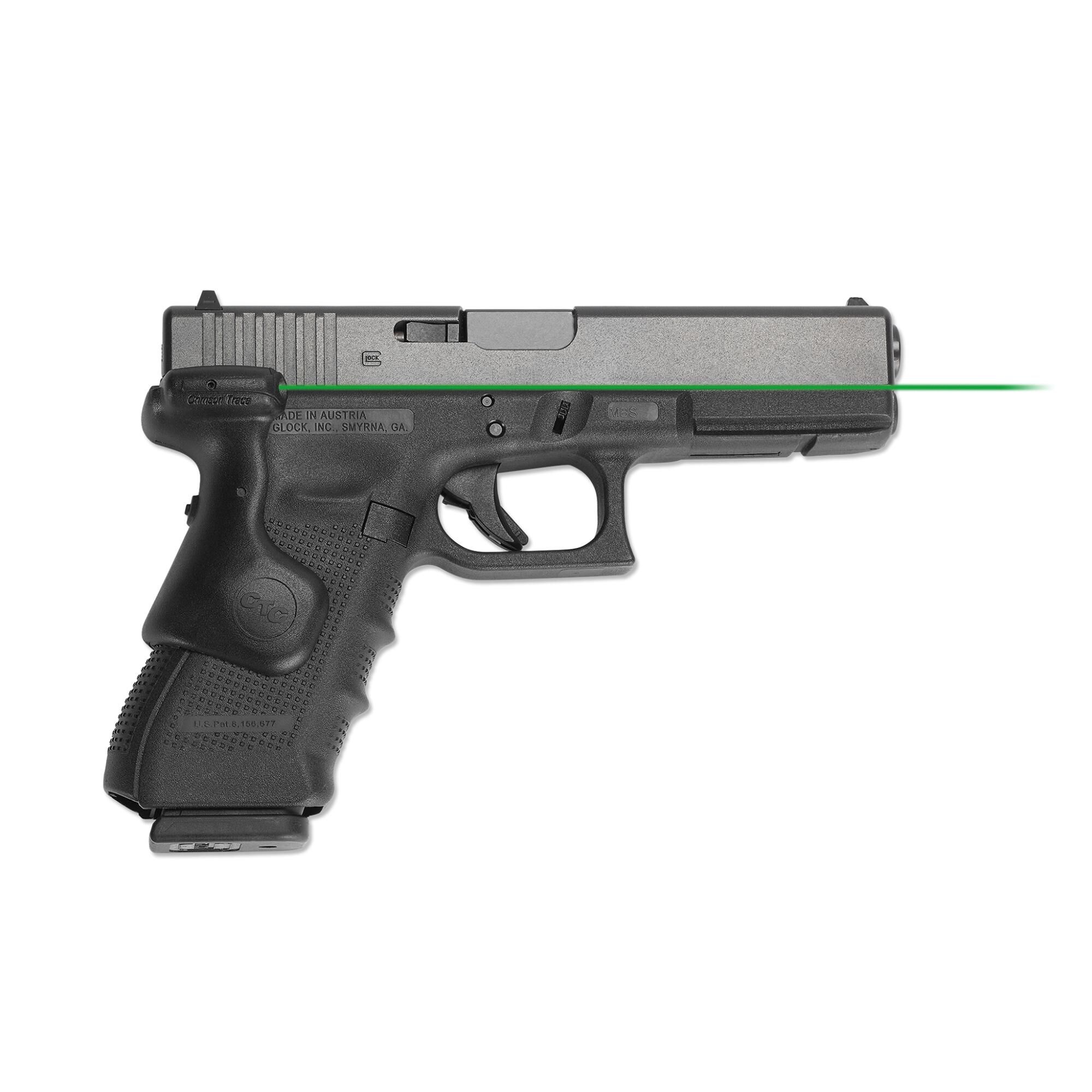 LG-637G Green Lasergrips® for GLOCK Gen3, Gen4 and Gen5 Full-Size ...