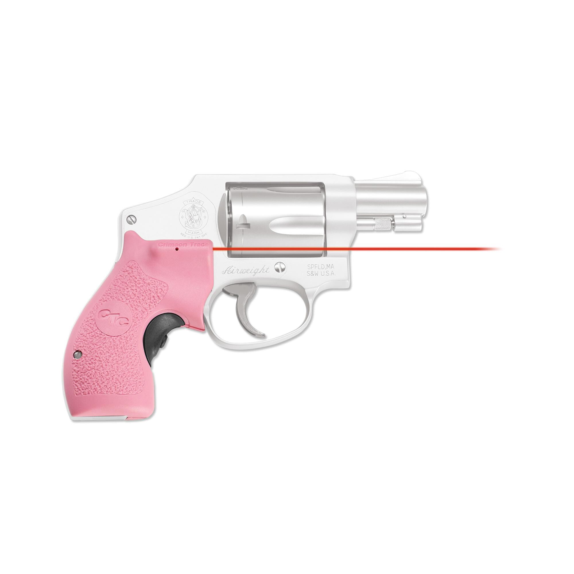 LG-105 Pink Lasergrips® for Smith & Wesson J-Frame Round Butt (Polymer ...